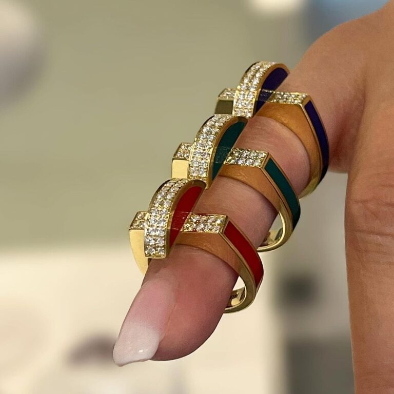 Navy Blue Flip Ring - Falamank